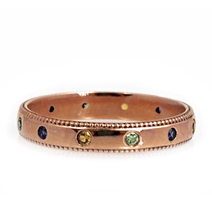 Colored Wedding Rings: Colorful Gemstones and Colored Diamonds | Abby ...