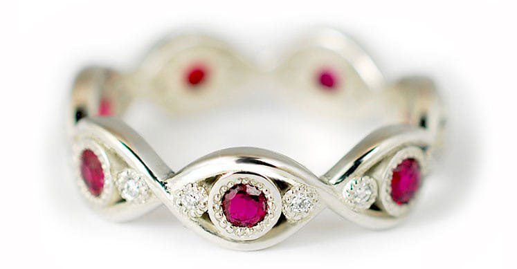 Colored Wedding Rings: Colorful Gemstones and Colored Diamonds | Abby ...