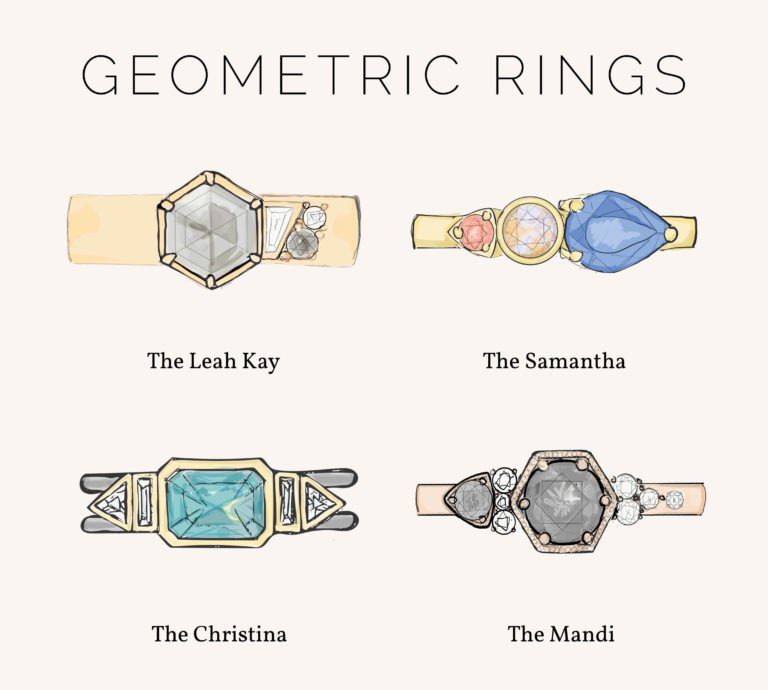 Geometric Engagement Rings: Hexagons, Octagons and Alternative Shapes ...