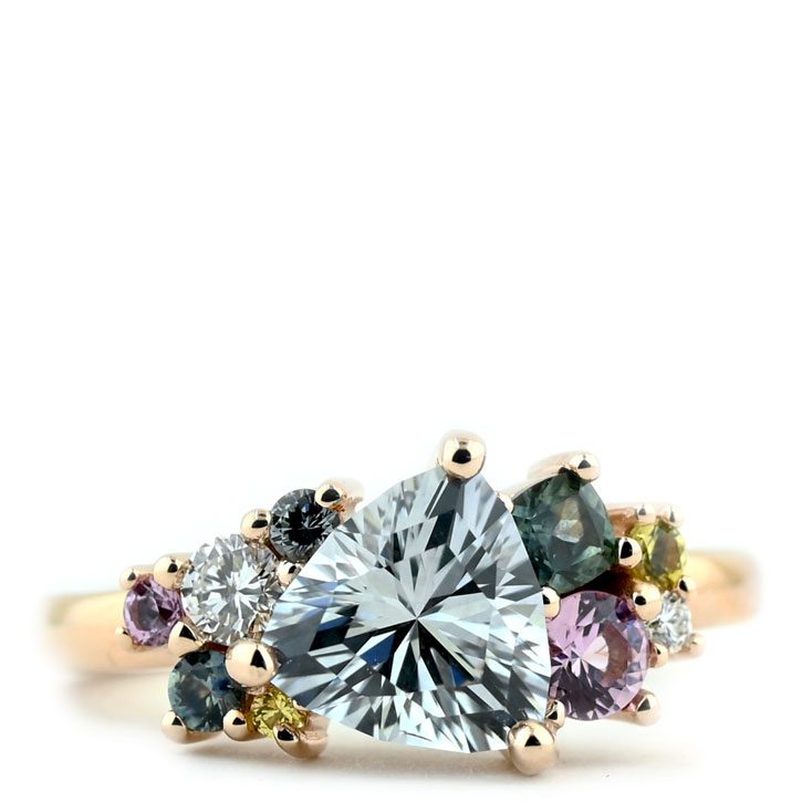 Ocean Inspired Engagement Ring | Custom Engagement Ring