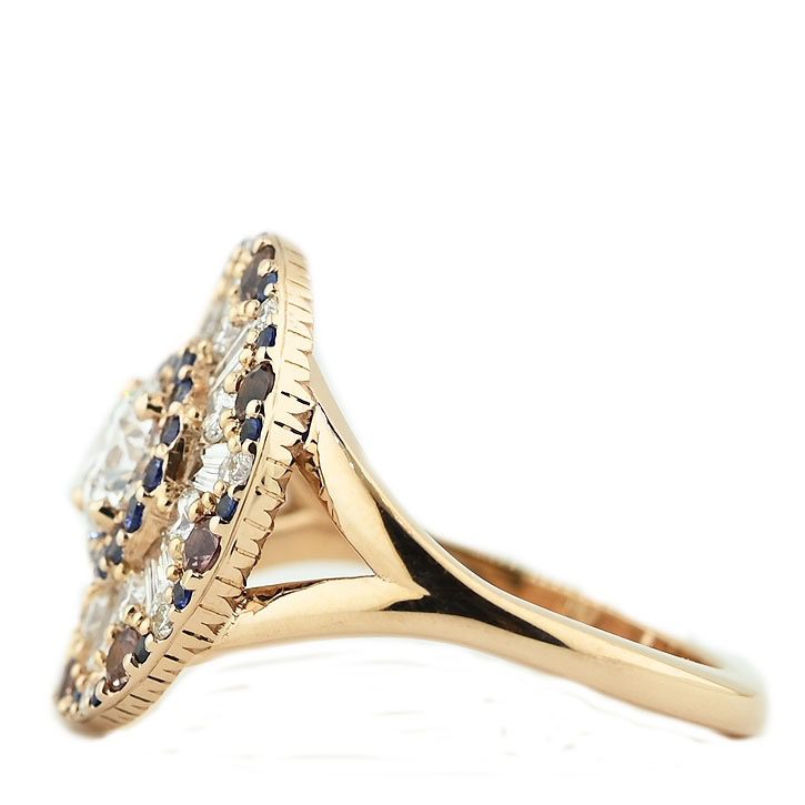 Diamond & Sapphire Mandala Ring, Love Lore | Shop Abby Sparks